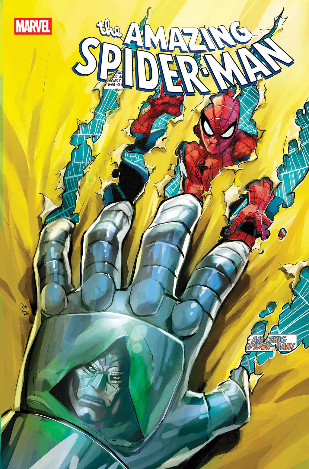 AMAZING SPIDER-MAN #24 - ROD REIS - DOOM HOMAGE (03/18/2026) – KRS ...