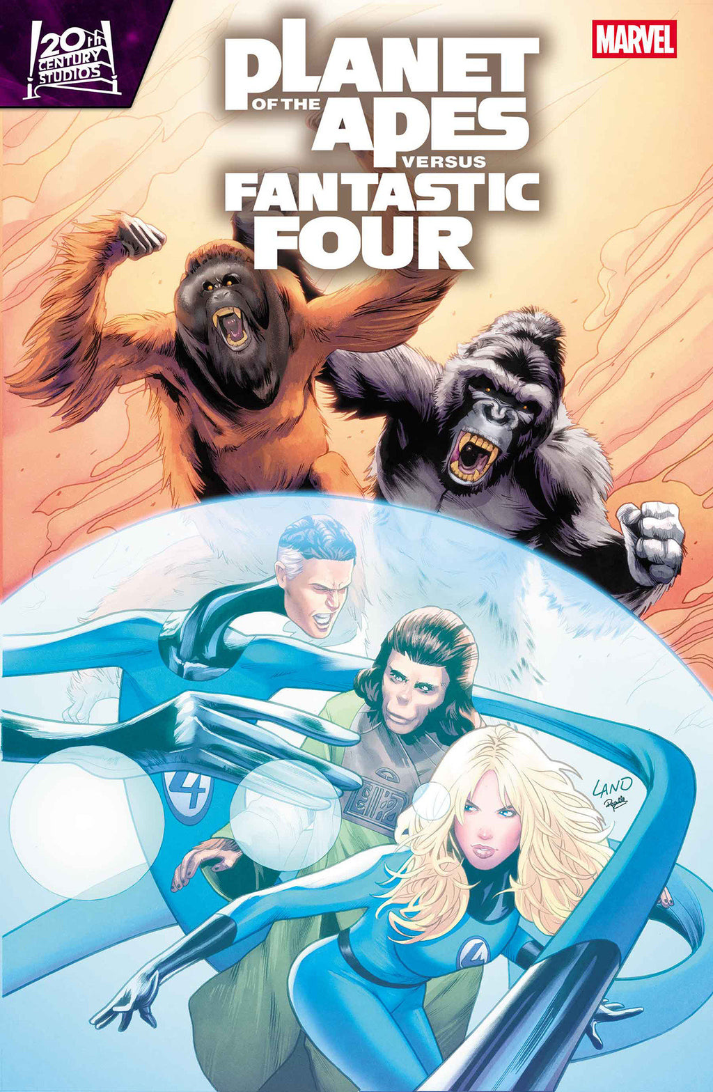 PLANET OF THE APES VS. FANTASTIC FOUR #3 - GREG LAND - REGULAR (04/15 ...