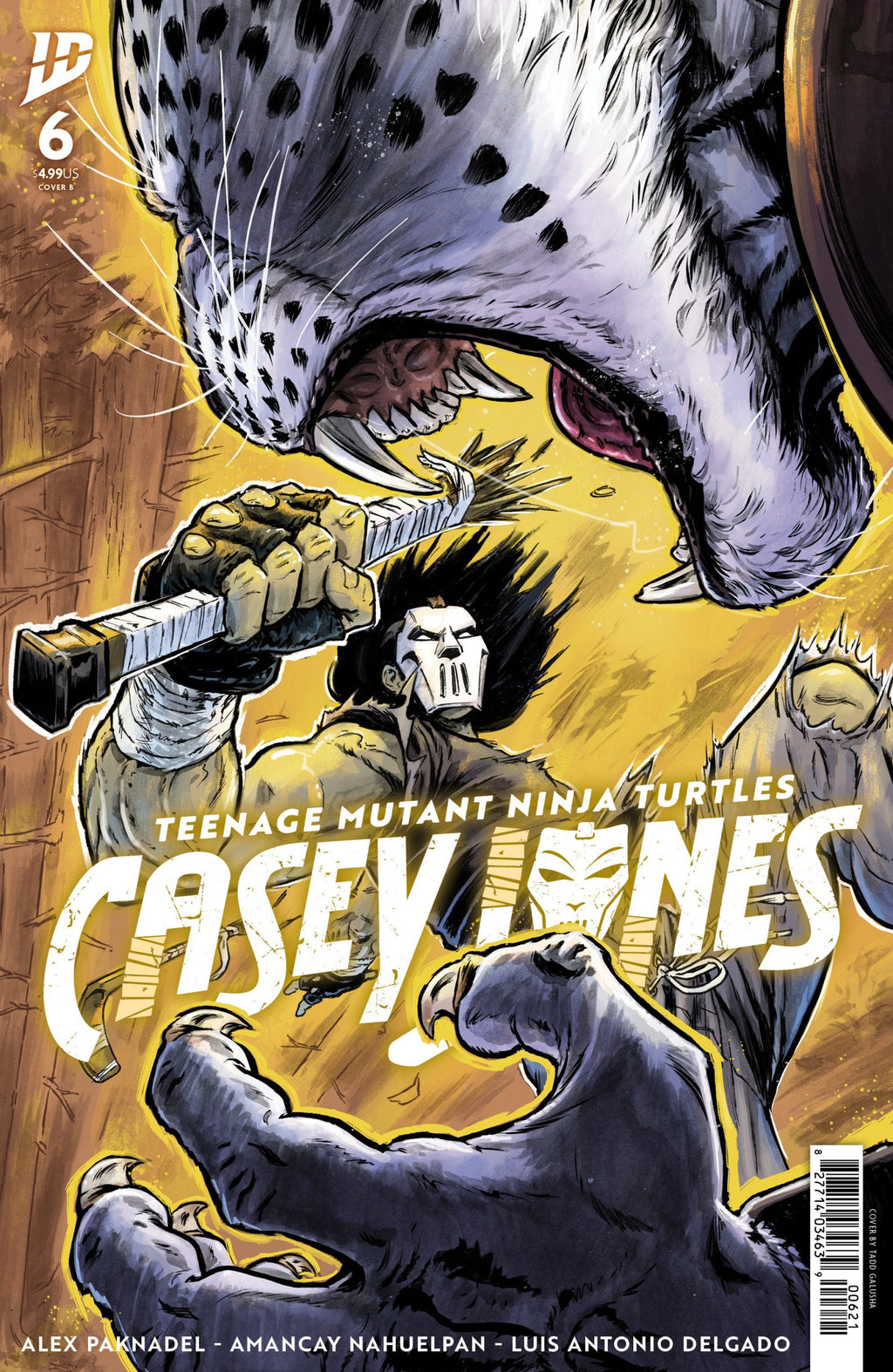 TEENAGE MUTANT NINJA TURTLES: CASEY JONES #6 - TADD GALUSHA - COVER B ...