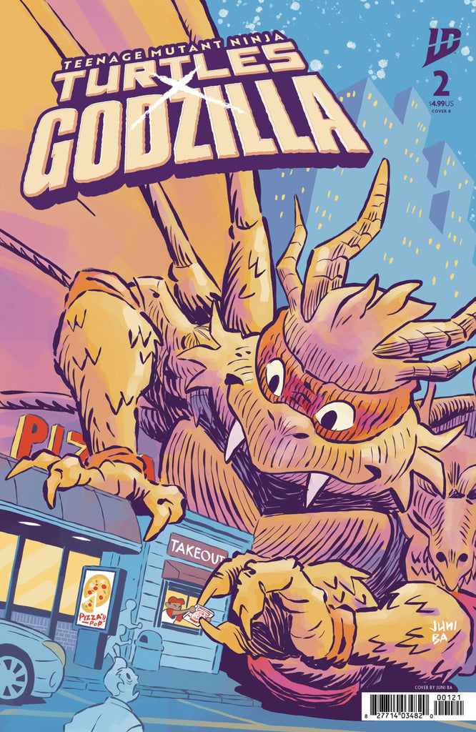 TEENAGE MUTANT NINJA TURTLES X GODZILLA #2 - JUNI BA - COVER B (01/07 ...
